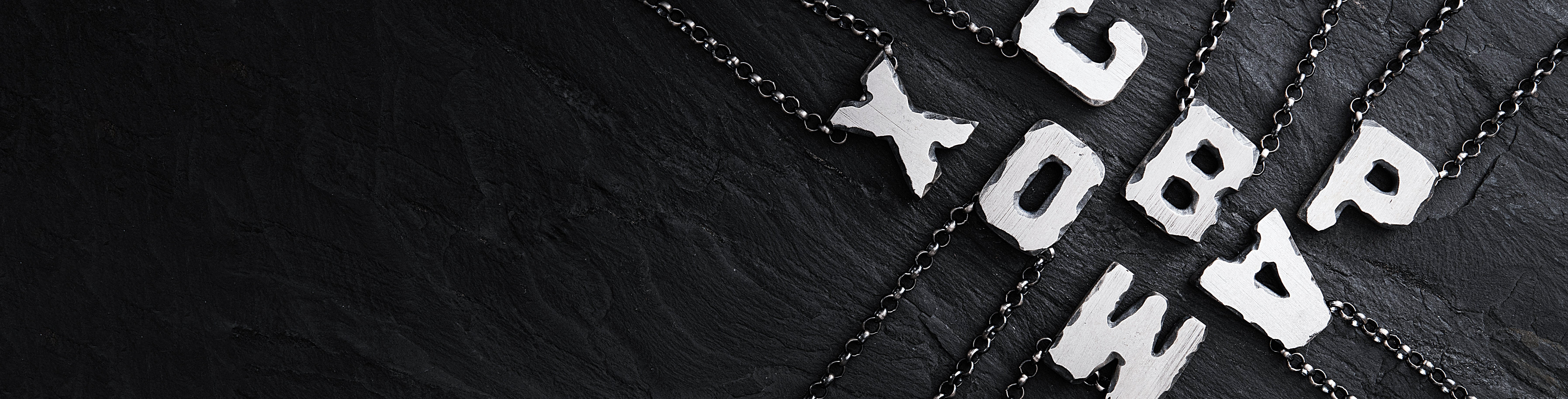 “Letters” Jewelry Collection for Men – Handcrafted Silver Accessories ...