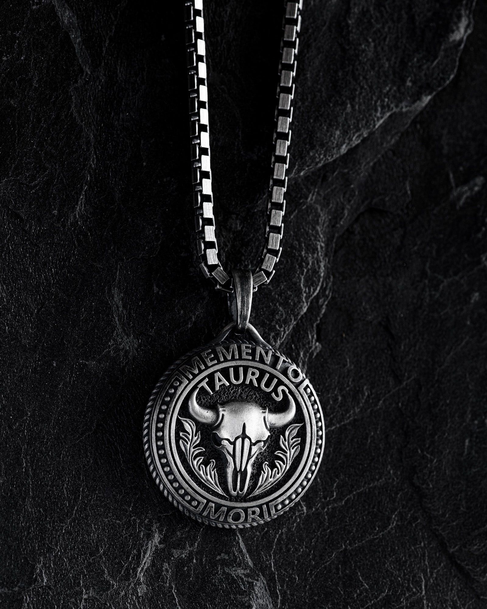 Zodiac sign pendant - TAURUS. MEMENTO MORI (bull). Price $129.99. Buy ...