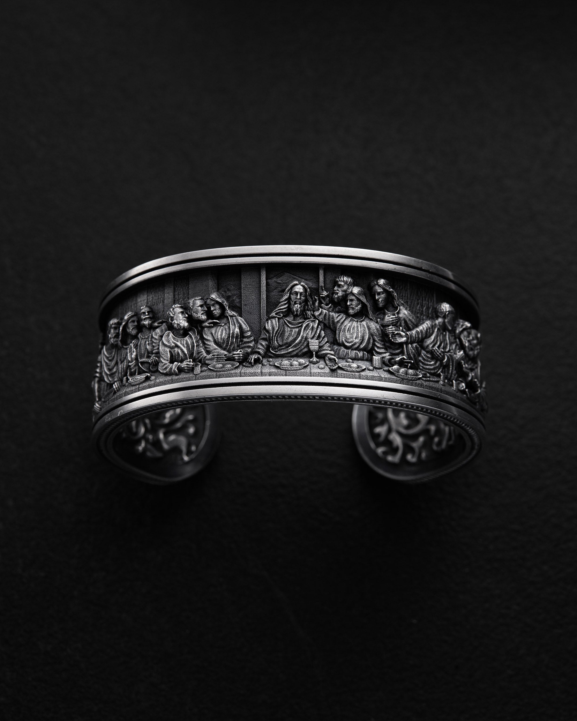 Rigid silver bracelet THE LAST SUPPER. Price $1979.99. Buy in ...